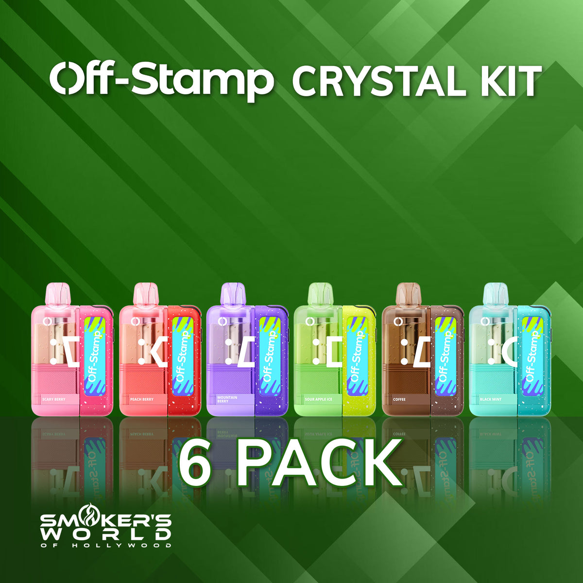 Off Stamp X-Cube Crystal 35K Kit - (6 Pack) – Smokers World
