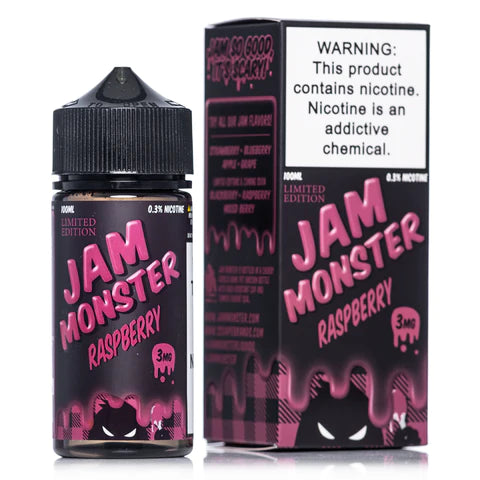 Jam Monster Raspberry 100mL – Smokers World - WOH