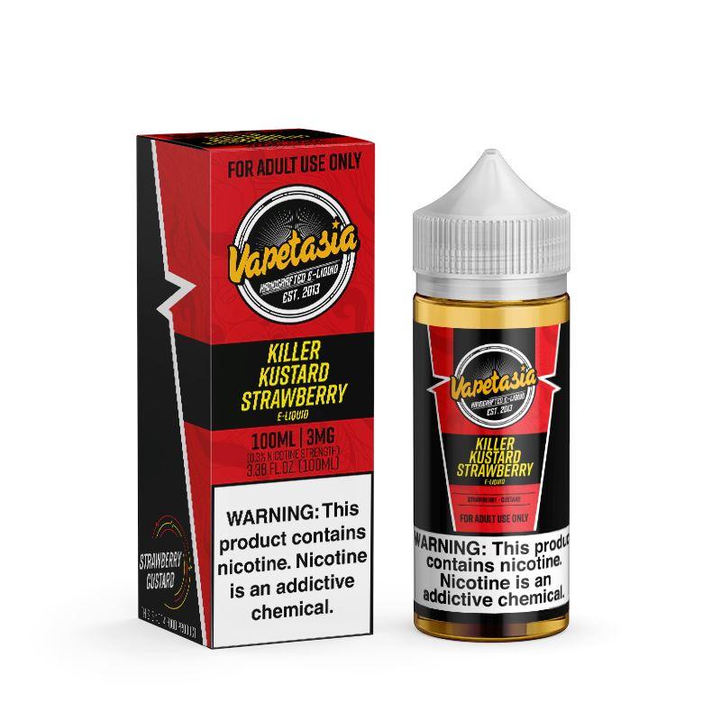 KILLER KUSTARD STRAWBERRY - VAPETASIA - 100ML – Smokers World - WOH