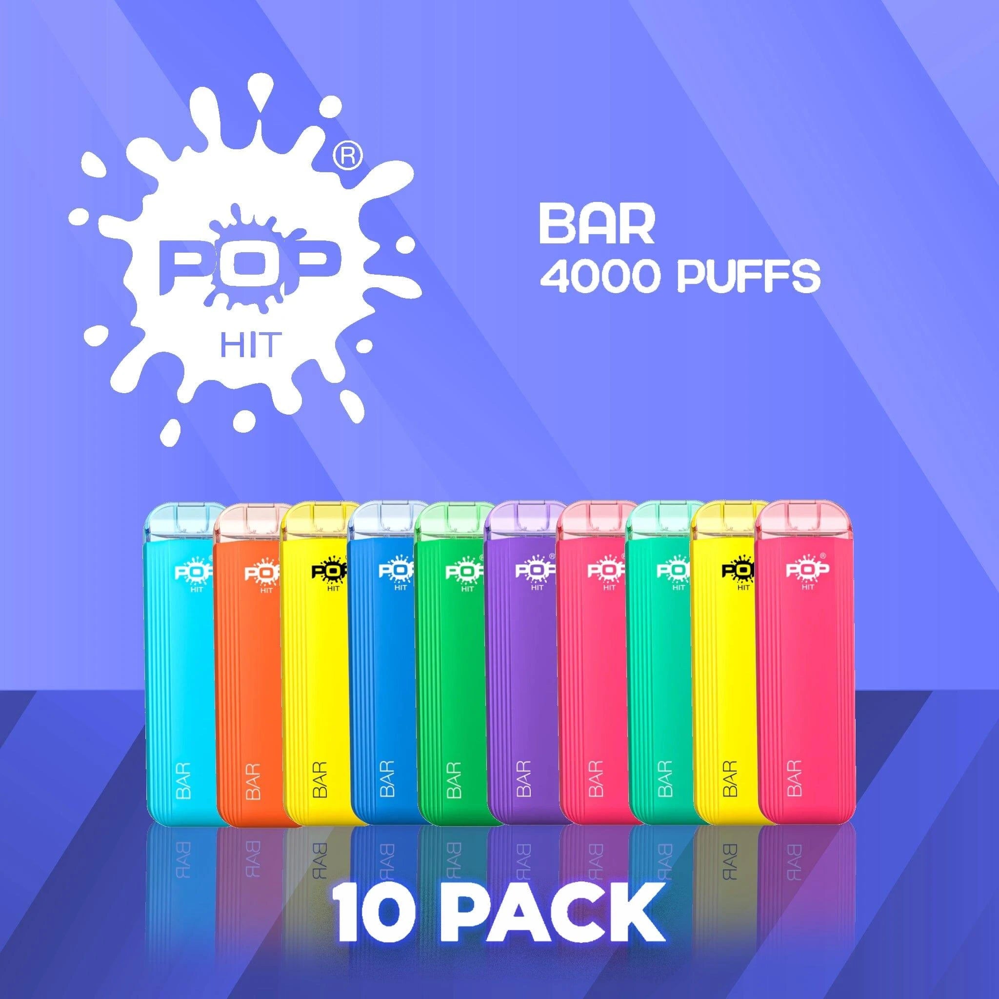 POP HIT BAR 5% 4000 Puffs Disposable Vape - 10 Pack – Smokers World - WOH