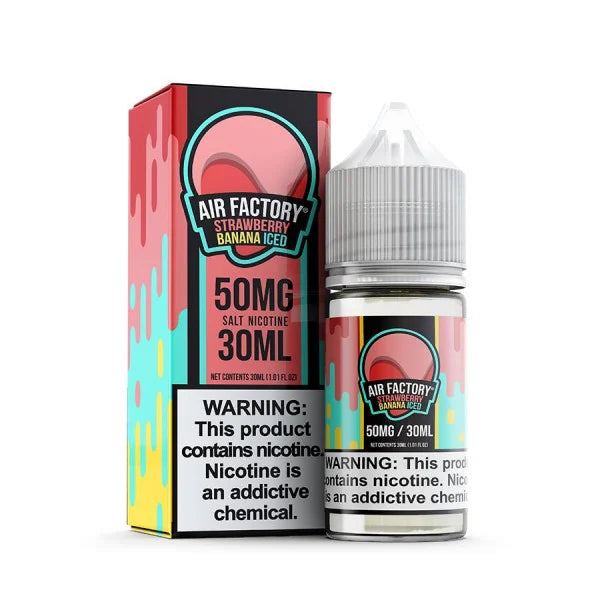 STRAWBERRY BANANA ICE - AIR FACTORY SALT - 30ML – Smokers World - WOH